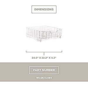 GE Appliances WD28X10384 Dishwasher Dishrack, Lower