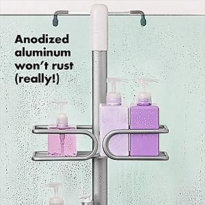 OXO Good Grips Over The Door Aluminum Shower Caddy