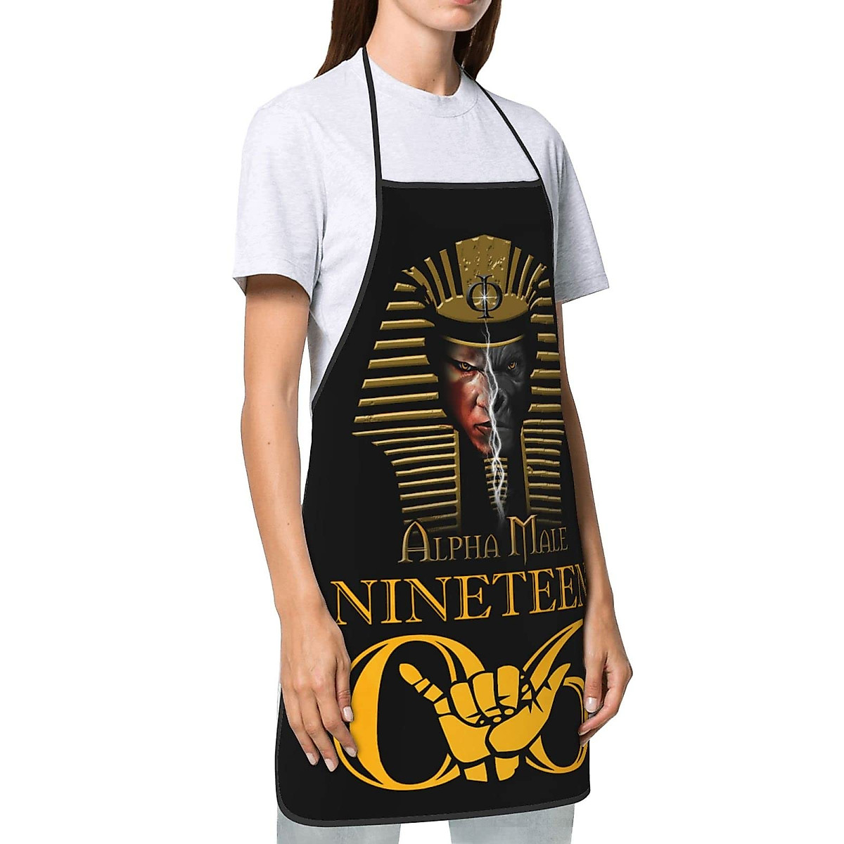 Apron, Waterdrop Resistant Aprons Cooking Kitchen Restaurant Aprons For Women Men Chef, Bbq Drawing Crafting Outdoors