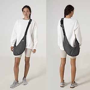 WATERFLY Packable Sling Bag for Women Travel Crossbody Bag Shoulder Purse Anti-Theft Zipper