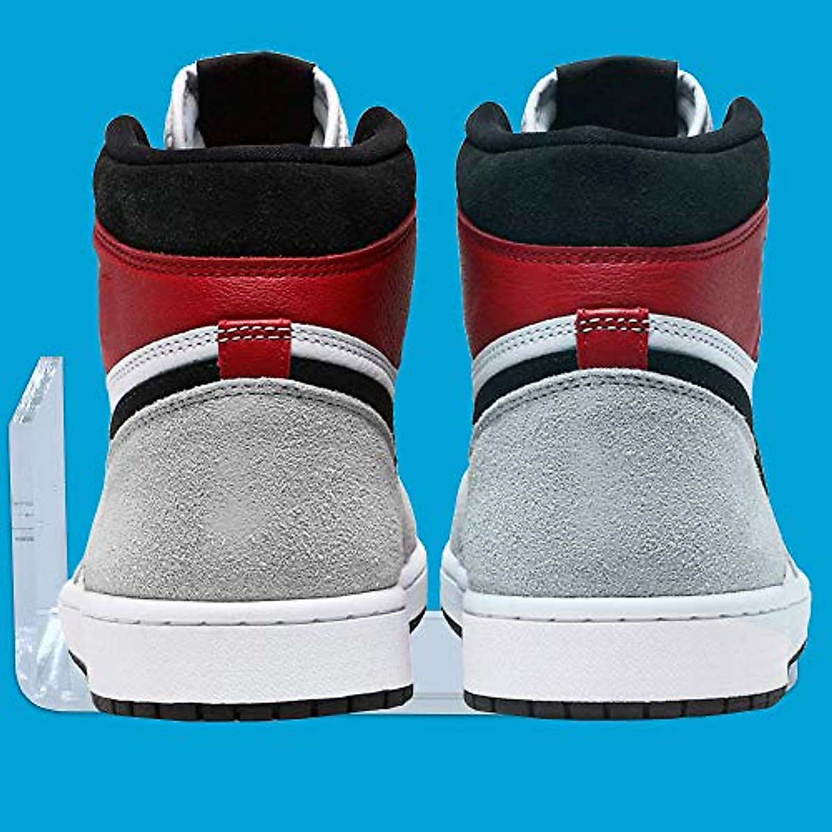 X-FLOAT Clear Floating Sneaker Shelves (Wall Mounted) for Displaying Shoes (Set of 6)