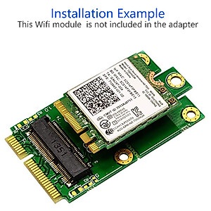 M.2 (NGFF Key E) to MPCIe (PCIe+USB) Adapter pcie Card m.2 pcie Adapter