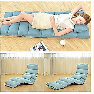 LIUZH Lazy Sofa Tatami Net Red Folding Dormitory Bed Living Room Single Bedroom Balcony Bay Window Chair