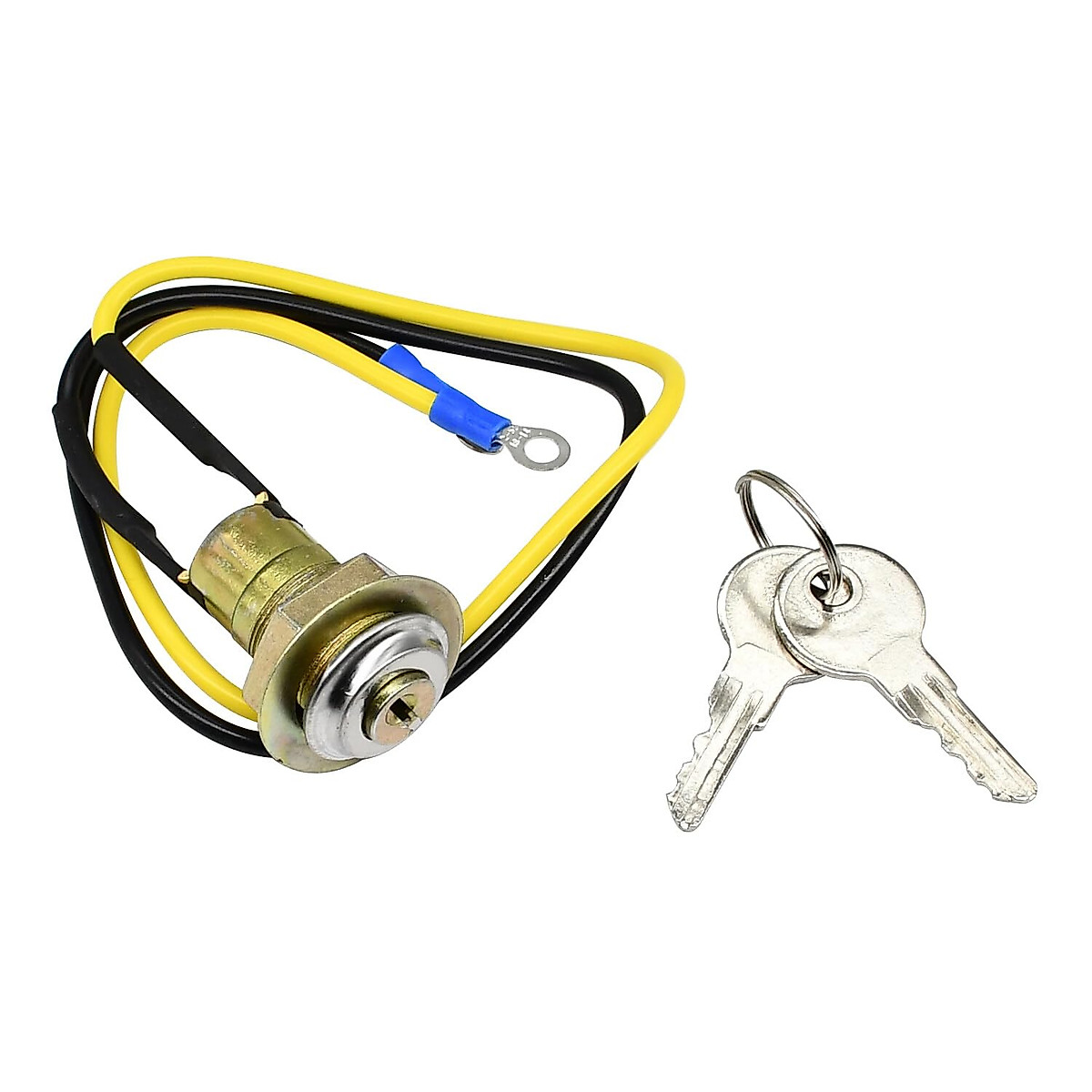Firmusparts Ignition Switch 8N3679C with 2 Keys 2 Wires Compatible with Ford Tractor 2N 8N 9N NAA Jubilee 501 600 601 700 701 800 950 Compatible with John Deere Tractor 40 50 60 70 330 420 6030 7020