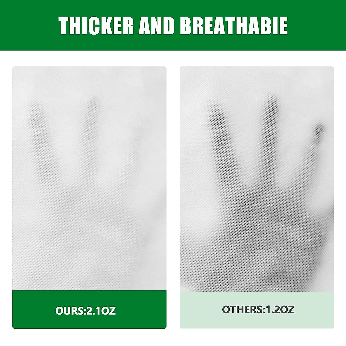 Plant Covers Freeze Protection 47" x 71" Large Tree Covers Frost Protection Blankets Reusable Plant Protector Drawstring Bags Anti-Freeze Shrub Cloth Blanket for Winter Cold Weather Outdoor w/Zipper