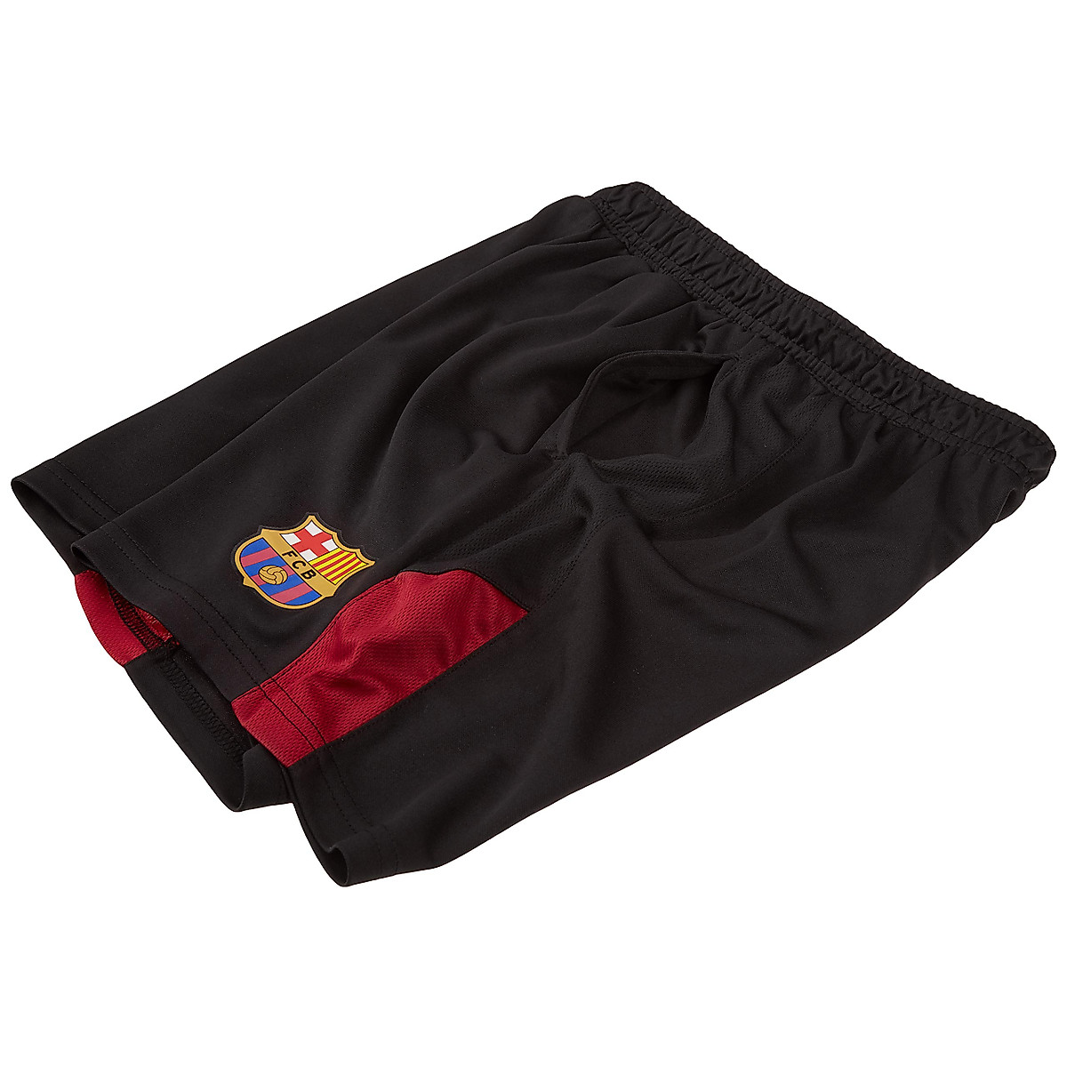 Spanish Primera Liga Barcelona Boys Soccer Shorts, Black, Large