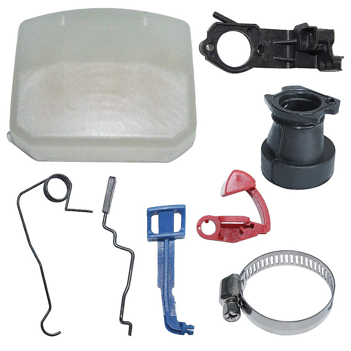 AUMEL Throttle Choke Rod Intake Flange Air Filter Kit For Husqvarna 340 345 346XP 350 353 Chainsaw 537024002, 503889201