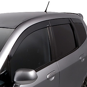 Auto Ventshade [AVS] Low Profile Ventvisor / Rain Guards | Smoke Color, 4 pc | 894004 | Fits 2007 - 2013 Cadillac Escalade EXT, 2007 - 2014 Cadillac Escalade ESV