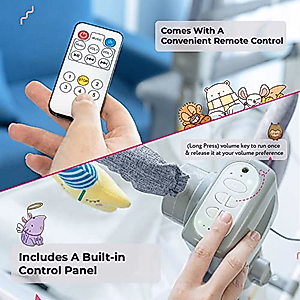 BABY K Electronic Rocking Bedside Bassinet (Grey) - 4 in 1 Automatic Swaying Mesh Baby Bassinet Co Sleeper Crib with 5 Swing Motions, 3 Timer Setting & Bluetooth Music Control for Infant & Toddlers