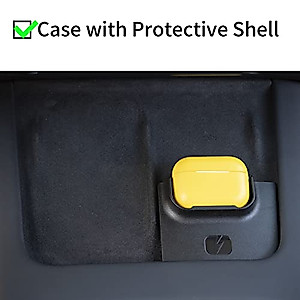 HamBear Airpods Mount for Tesla Model 3 Model Y 2021-2023 Wireless Charging Pad Car Center Console, Compatible with Airpods 2 3 Generation, Airpods Pro 1&2, Other Wireless Charging Earphones Case