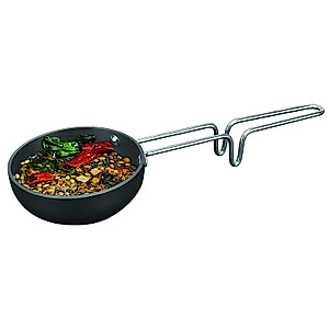 Hard Anodized Aluminium Tadka Pan,Hard Anodized Mini Fry Pan/Tadka Pan,Dal Tadka Pan Black