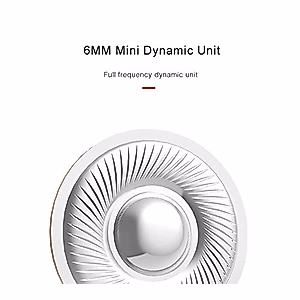 FAAEAL Poppy Metal Earphone Stereo Bass HiFi Tuning Headset 3.5mm Wired in-Ear Earphones for Mobile Phone PC MP3 Player, Headset with 5N LC-OFC Cable for Exercise Office (with Mic)