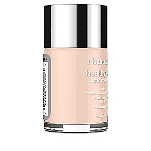 Neutrogena Healthy Skin Liquid Makeup Foundation, Broad Spectrum SPF 20 Sunscreen, Lightweight & Flawless Coverage Foundation with Antioxidant Vitamin E & Feverfew, Natural Ivory, 1 fl. oz