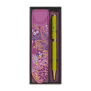 Portico Designs Ballpoint Pen with Pouch Set Sara Miller London Gift Boxed Writing Set, 2-Pieces, Haveli Gardens