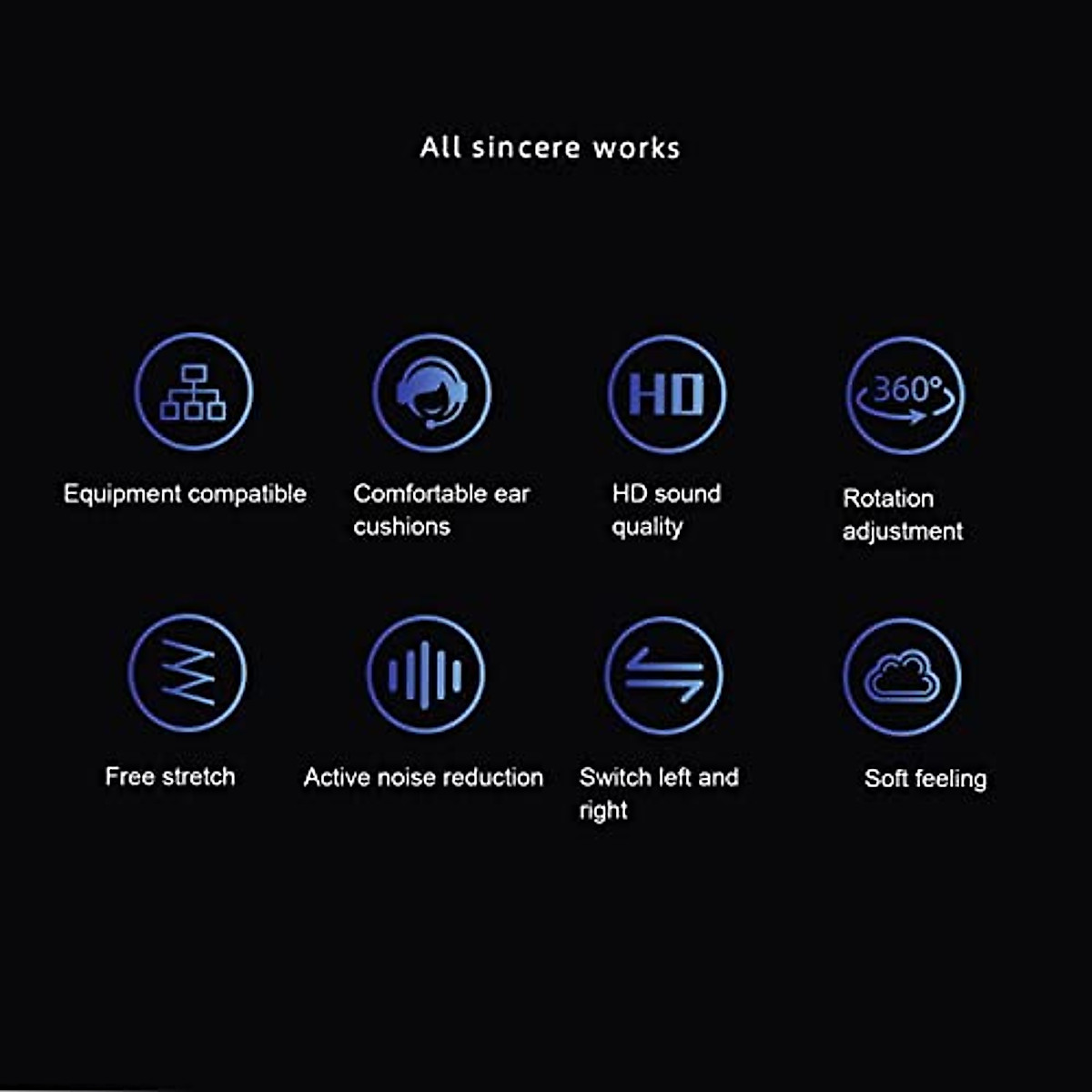 Call Center Headset,Ear Hook Single Sided 3.5mm Headphone with Microphone Single Ear Telephone Headset for Laptop Mobile Phones