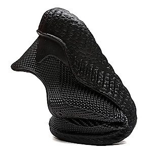 lozoye Professional Chef Clogs for Men Non Slip Oil Water Resistant Food Service Work Sneakers Comfort Casual Shoes (Medium, Numeric_8) Black