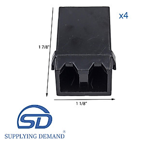 Supplying Demand 330031 5303935058 4 Pack Electric Range Top Burner Receptacle and Wire Replacement Kit