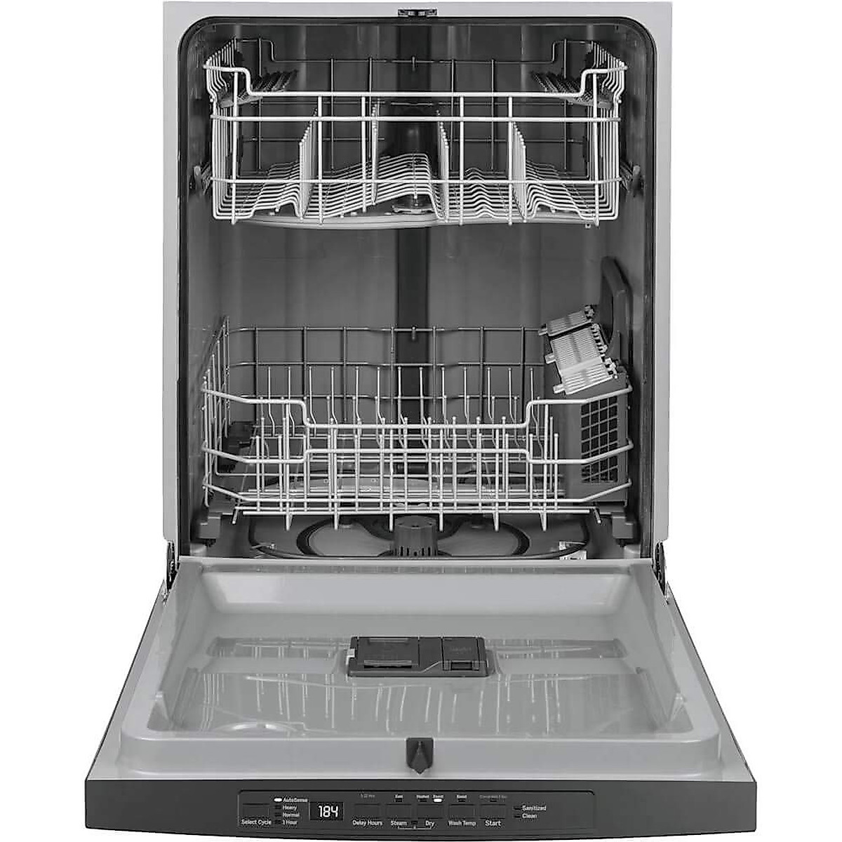 GE GDT530PSPSS 24" Stainless Steel Fully Integrated Dishwasher with 16 Place Settings 4 Cycles 8 Options Dry Boost and Piranha Hard Food Disposer