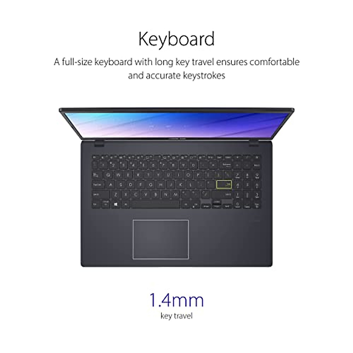 ASUS 2023 Newest Vivobook Thin & Light Laptop, 15.6” FHD Display, Intel Dual core N4020 Processor, 4GB RAM, 64GB Storage, Windows 11 Home in S Mode, Wi-Fi 6, Bluetooth
