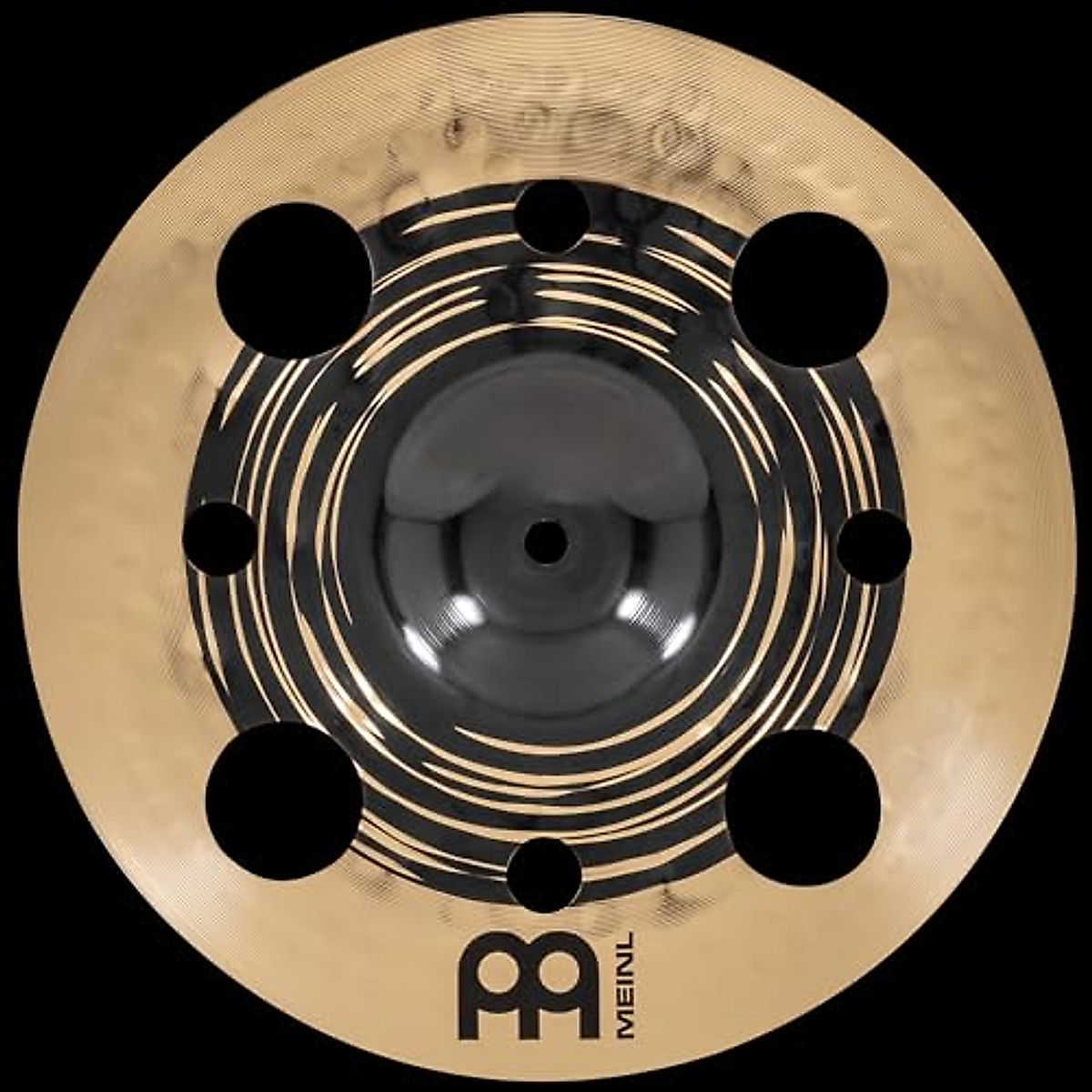 Meinl Cymbals Classics Custom Dual 12" Trash Splash Cymbal for Drum Set, Dark/Brilliant — Made in Germany — B12 Bronze, 2-Year Warranty, (CC12DUTRS)