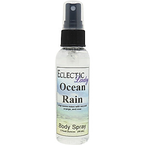 Ocean Rain Body Spray, 2 ounces, Body Mist for Women with Clean, Light & Gentle Fragrance, Long Lasting Perfume with Comforting Scent for Men & Women, Cologne with Soft, Subtle Aroma For Daily Use