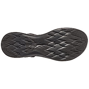 Skechers womens On-the-go 600 - Brilliancy Sport Sandal, Black, 10 US