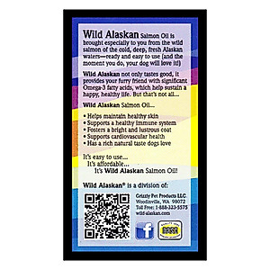 Wild Alaskan Skin & Coat Salmon Oil Based Omega-3 Supplement for Dogs, 16 fl.oz.