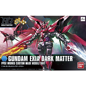 Bandai Hobby HGBF Gundam Exia Dark Matter Model Kit (1/144 Scale)
