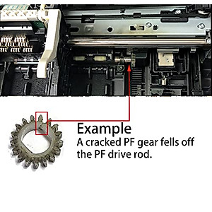 BCH Paper Feed (PF) Gear or HP 90xx Series - Fix OfficeJet Pro 9012 9018 Printhead Carriage Stuck