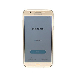 Samsung Galaxy J7 Prime 5.5in Smartphone GSM Unlocked 16GB 8MP Gold 4G SM-J727T (Renewed)