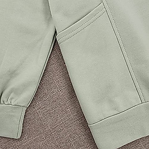 CM C&M WODRO Women Frog Sweatshirt Graphic Aesthetic Oversize Pullover Clothes Long Sleeve T-Shirt with Pocket (Green, Large)