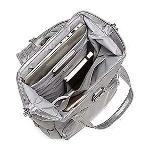 Pacsafe Women's Citysafe CX 17L Anti Theft Backpack-Fits 16 inch Laptop, ECONYL Gravity Gray, One Size