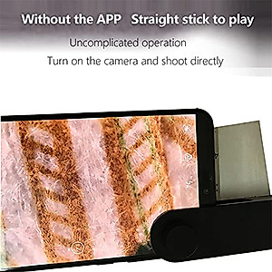 IULJH 400X Microscope for Phone Lens Monocular Mobile Phone Camera Lens High Magnification External Universal Microscope Lens