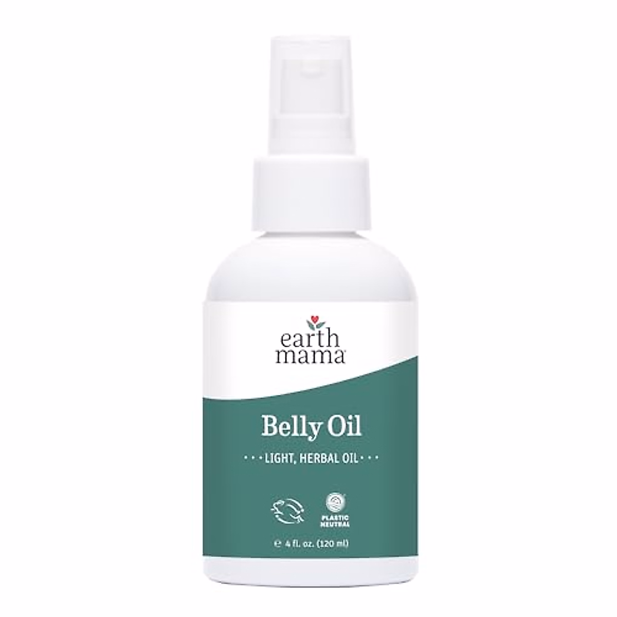 Earth Mama Belly Oil for Dry Skin | Calendula Skin Care Moisturizer Oil to Encourage Natural Elasticity and Help Prevent Stretch Marks During Pregnancy and Postpartum, 4-Fluid Ounce
