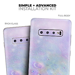 DesignSkinz The Tie-Dye Cratered Moon Surface Protective Vinyl Decal Wrap Skin Cover Compatible with The Samsung Galaxy S20 (Screen Trim & Back Glass Skin)