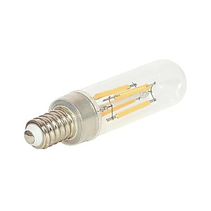 Westinghouse 5158100 2.5 Watt (25 Watt Equivalent) T6 Dimmable Clear Filament LED Light Bulb, Candelabra Base