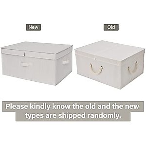 StorageWorks Two 3-Shelf Separable Closet Hanging Shelves with 1-Pack Storage Box with Lid