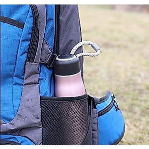 THI Double Wall Thermos, Vacuum Insulated Stainless Steel Water Bottle Keeps Drinks Cold for 24 Hours and Hot for 12, Reusable Metal Leak-Proof Sports Flask with Wide Mouth Lid, BPA-Free, Set of 2