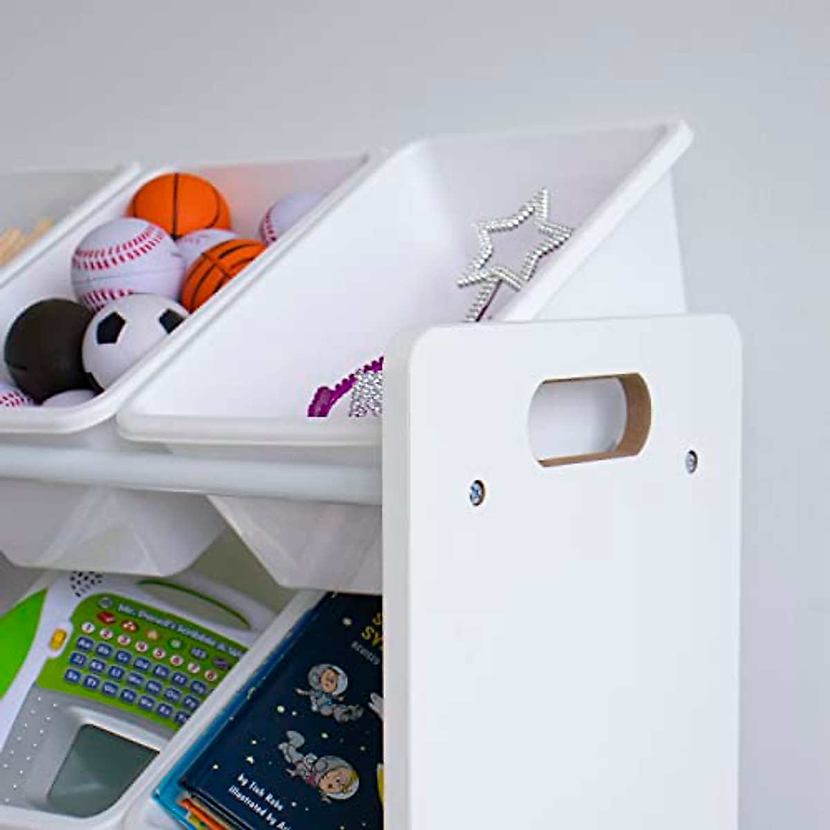 Humble Crew Mega Kids Toy Storage Organizer with 28 Storage Bins, White