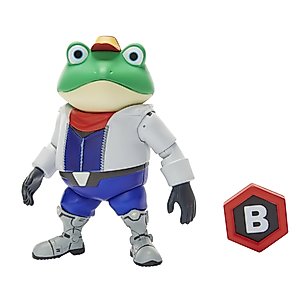 Nintendo Slippy Toad Action Figure, 4"