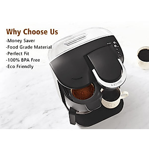 Reusable K Duo Coffee Filter for K-Duo Essentials, K-Duo Brewers Only - Carafe Basket Coffee Filters, Reusable K Duo K-Duo Essentials Coffee Makers Accessories, 1 pack