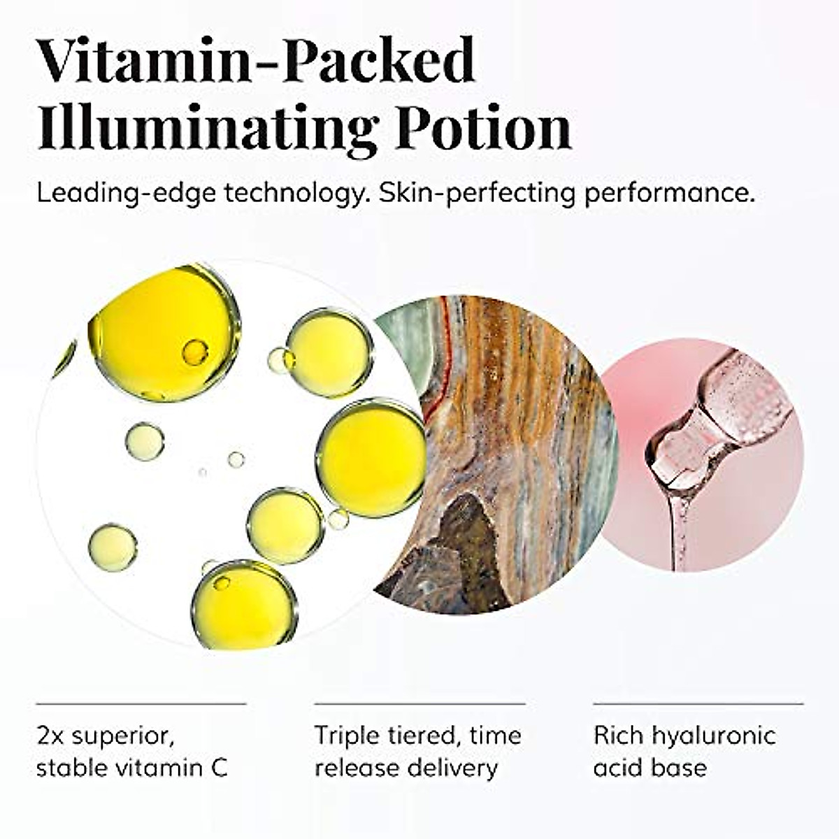 Le Mieux Vita-C Serum - Concentrated Vitamin C & Glutathione Antioxidant Facial Serum for Glowing Skin, Vit C Face Serum to Address the Appearance of Uneven Tone & Blotchiness (1 oz / 30 ml)
