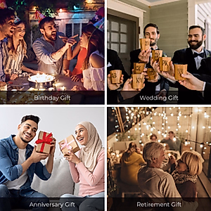 Whiskey Grail - The Mash Bill: Artisan White Oak Bourbon Vessel, Handcrafted, Charred Cup for Enhanced Whiskey Flavor, For Whiskey & Bourbon Enthusiasts - Elevate Your Whiskey Drinking Experience