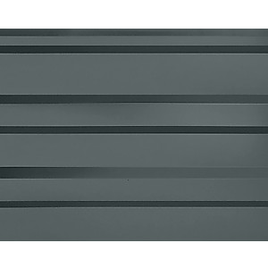 Arrow 29' x 9' One-Sided Carport Enclosure Wall Kit for 7' or 9' Carports, Heavy-Duty Galvanized Steel Carport Enclosure Panel, 1 Wall, Charcoal