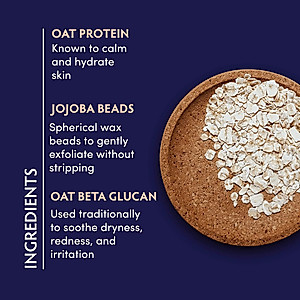 Naturopathica Oat Cleansing Facial Polish, Multi-Use Facial Cleanser, Face Scrub and Facial Mask, Exfoliating Face Wash for Men & Women, 5 fl oz