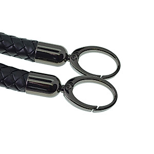 Wento 20 inch Braided Handles Dia.15mm PU Leather Handles for Women Replacement Handbag Tote Replacement Handbag Handles