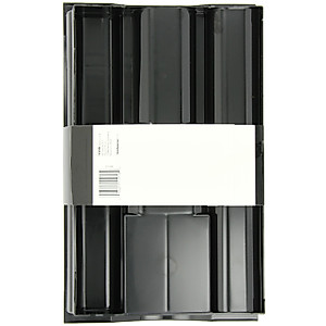 Rubbermaid Hanging Desk Drawer Organizer, Plastic, Black (11916ROS)