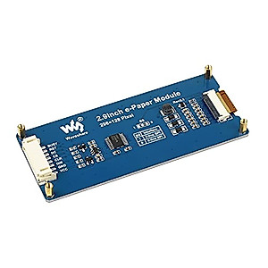 Three Color 2.9inch E-Ink Display Module (B), 296x128 Resolution 3.3V/5V E-Paper Epaper Display Screen Red Black White Tri-Color Compatible with Raspberry Pi/Arduino/STM32,SPI Interface, Full Refresh