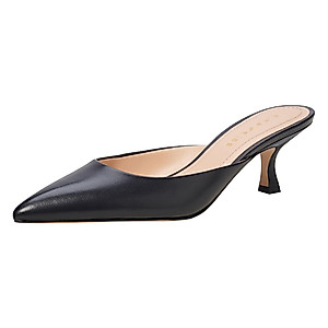 Coach Women's Renn Leather Mule, Black, 9