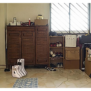 WITERY Boots Shoe Bag Travel Organizer Storage Cube-Portable Waterproof Shoe Bags Organizer Dust Cover Protector Bag Under Bed Wardrobe Organizer